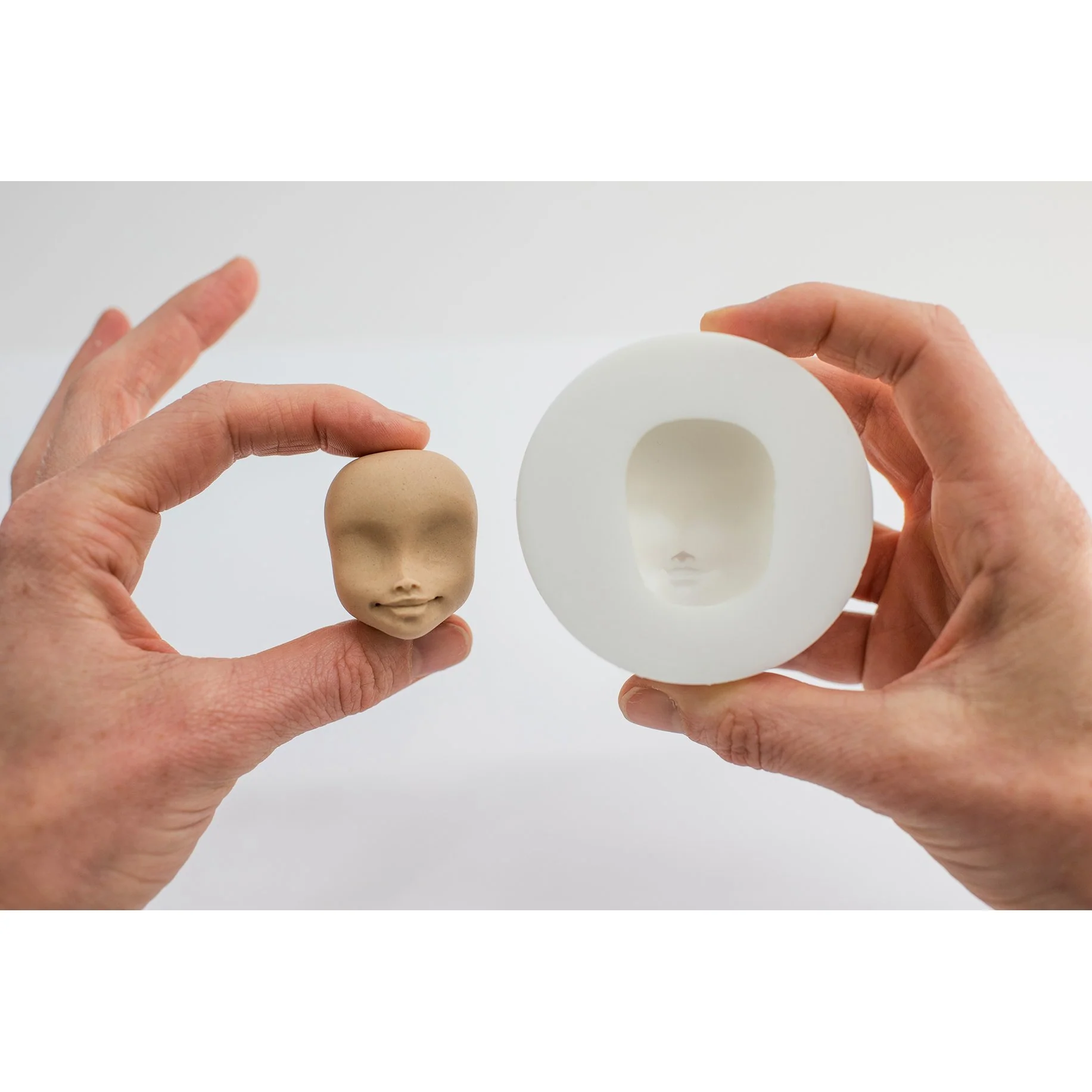 Zoe's Fancy Cakes - Becca Face Mould without Eyes | CBC Designs LLC